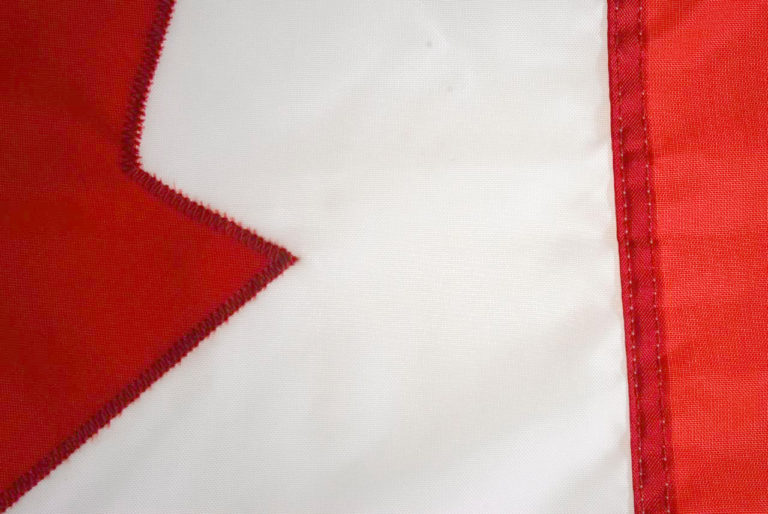 Canadian Flag - Sewn Nylon - Ontario Flag and Pole